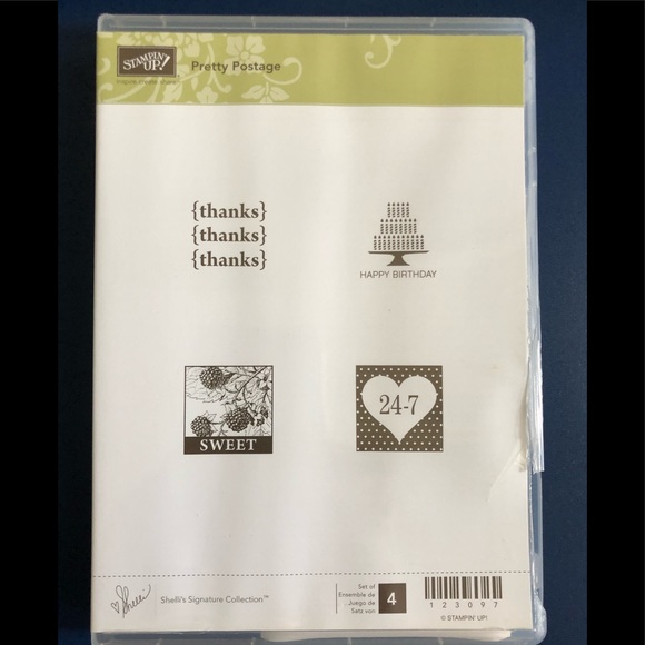 Stampin' Up! | Office | Stampin Up Pretty Postage Stamp Set | Poshmark